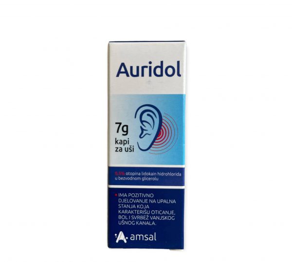 Auridol kapi za uši - Apoteka Medifarm
