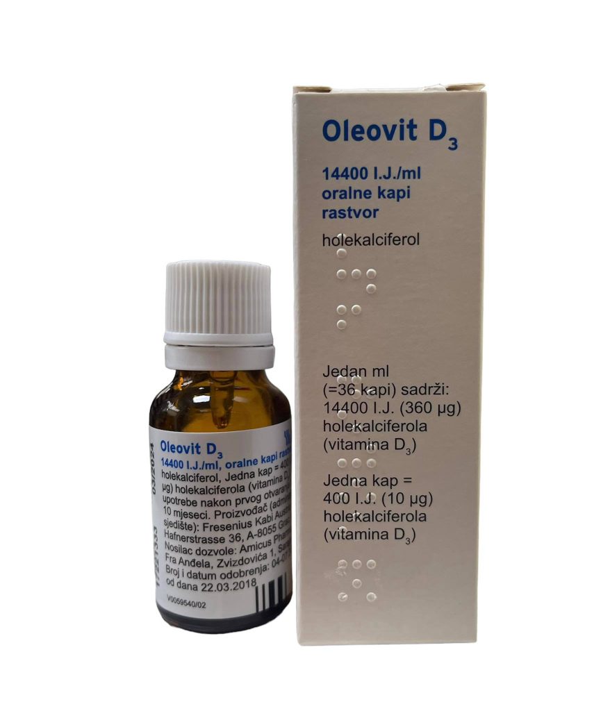 Oleovit D3 14400 I.J./ml - Apoteka Medifarm