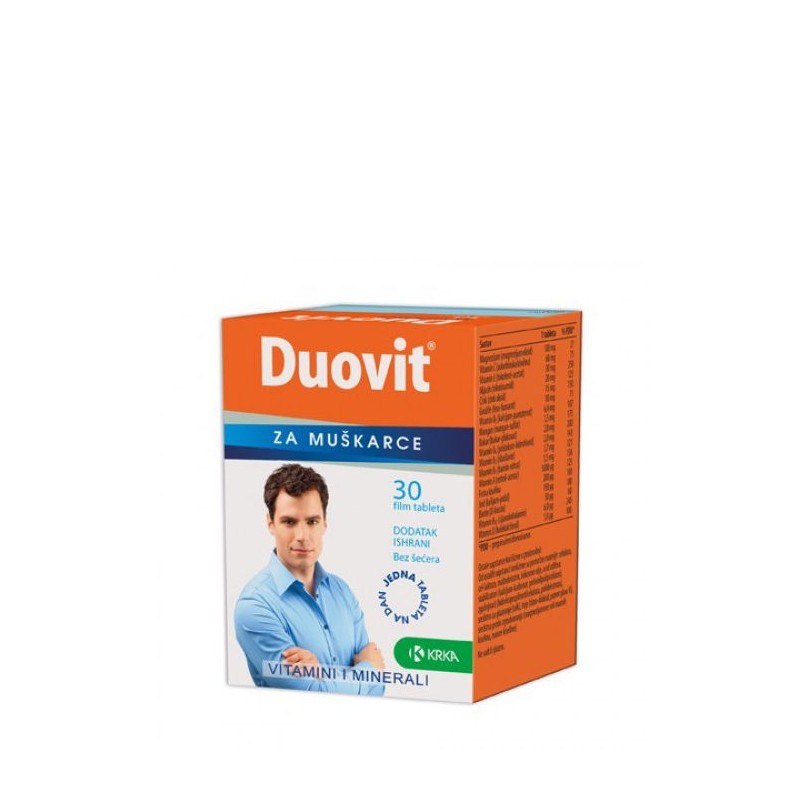 Duovit za muškarce obložena tableta - Apoteka Medifarm